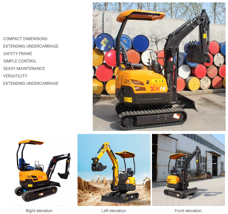 미니 굴삭기 Xn16 Xiniu Digger 1.5t 1500kg, Bossgoo.com의 고품질 미니 굴삭기 Xn16 ...