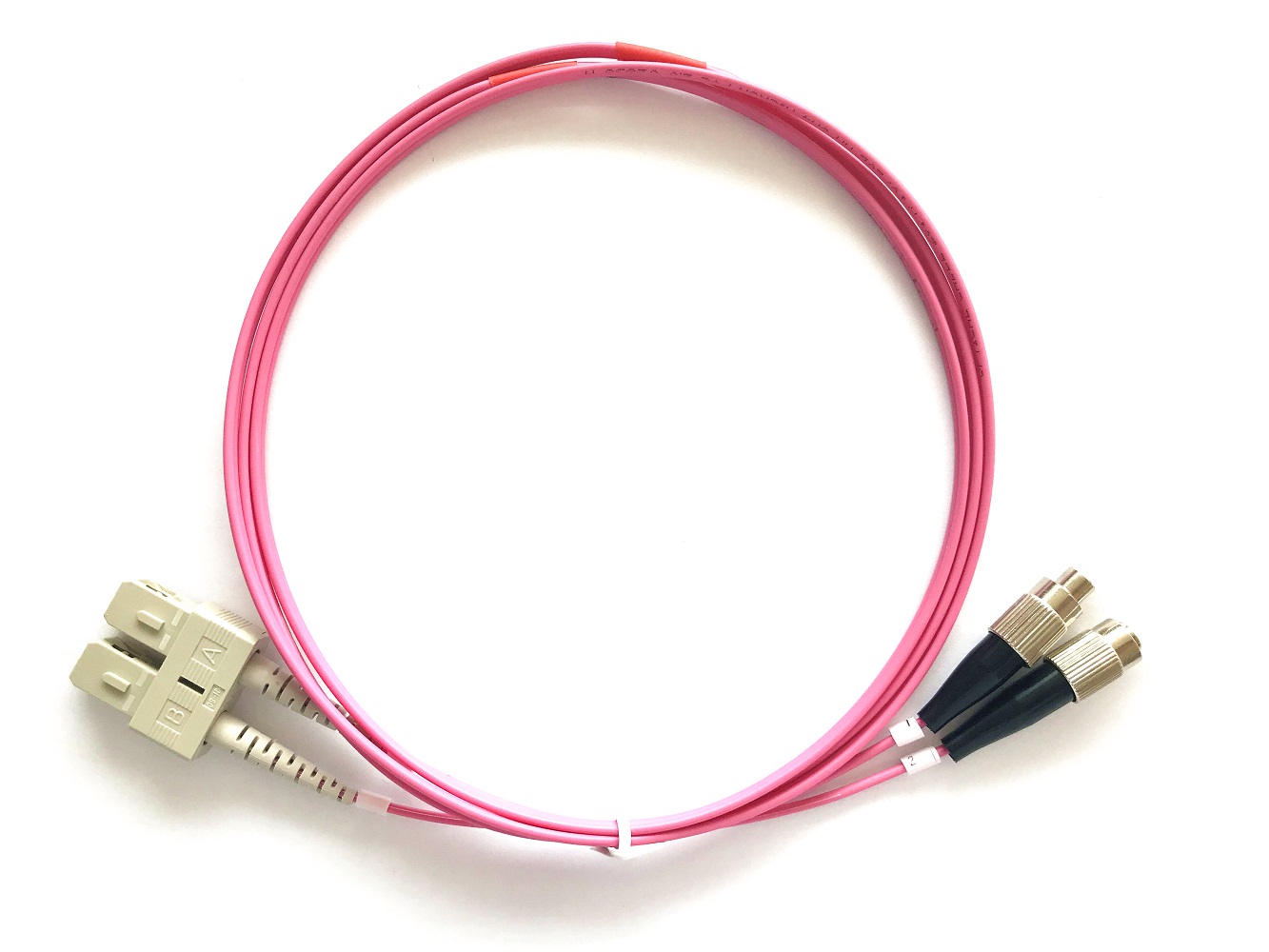 Fc To Sc Om4 멀티 모드 이중 점퍼, Bossgoo.com의 고품질 Fc To Sc Om4 멀티 모드 이중 점퍼