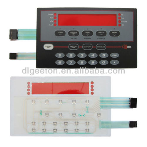 Lcd Membrane Tactile Pcb Keypad With Metal Dome, High Quality Lcd ...