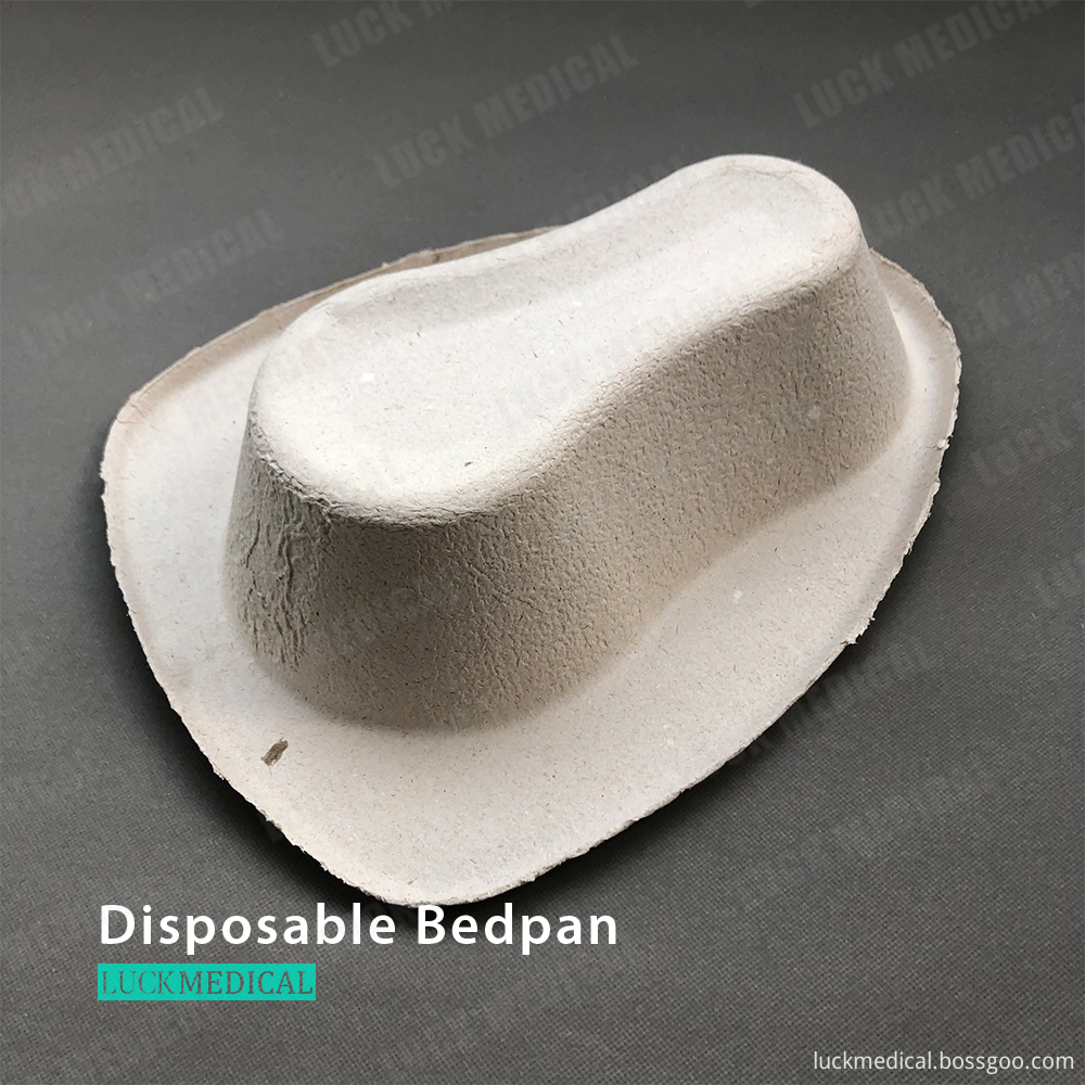 Disposable Pulp Bedpan Paper Model Bedpan, High Quality Disposable Pulp ...