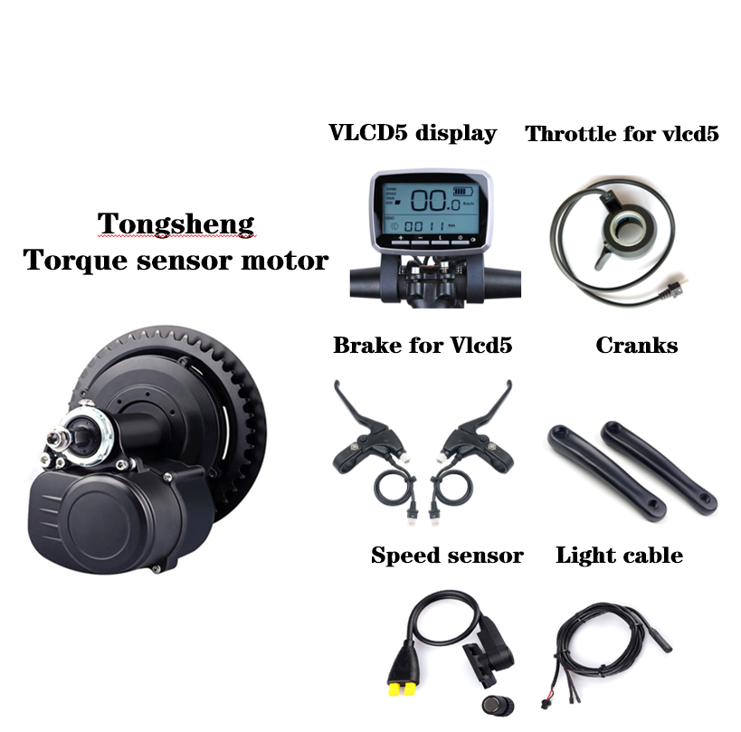 48v 500w Tsdz2 E-bike Mid Drive Motor Kit คุณภาพสูง 48v 500w Tsdz2 E ...