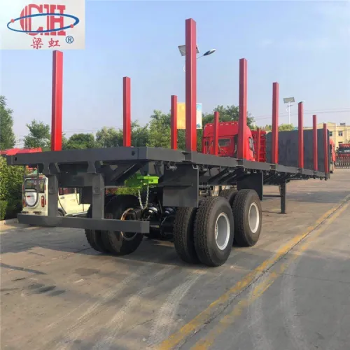 Semi Trailer Pengangkutan Kayu, kualitas tinggi Semi Trailer ...