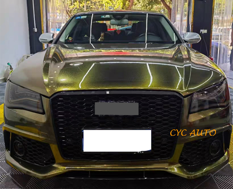 Front Bumper Body Kit Grille Upgrade A8 D4 D5 To W12 Style 2015-2019 ...