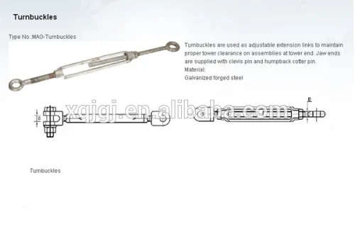 Us Type Turnbuckle With Eye And Hook/turnbuckle/eye Bolt Turnbuckle ...