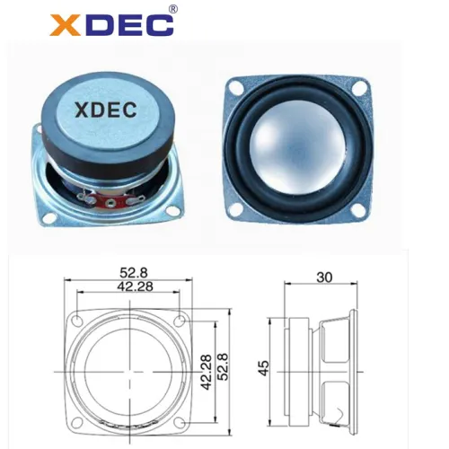 52mm 2inch Dynamic 5w 4ohm 로봇 확성기 4.47v, Bossgoo.com의 고품질 52mm 2inch ...