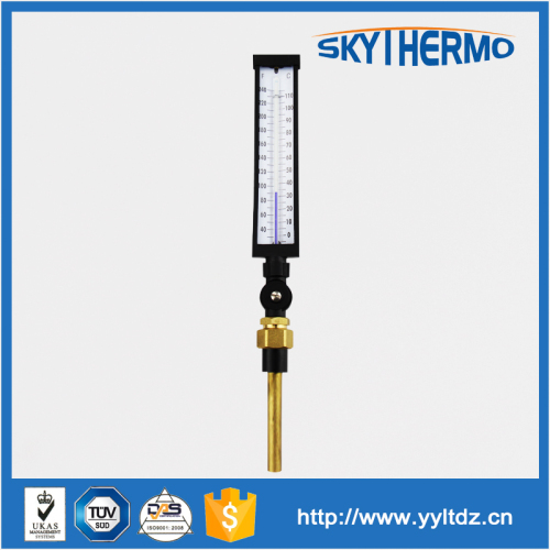 Indoor Outdoor Industrial Mercury Adjustable Angle Glass Thermometer ...