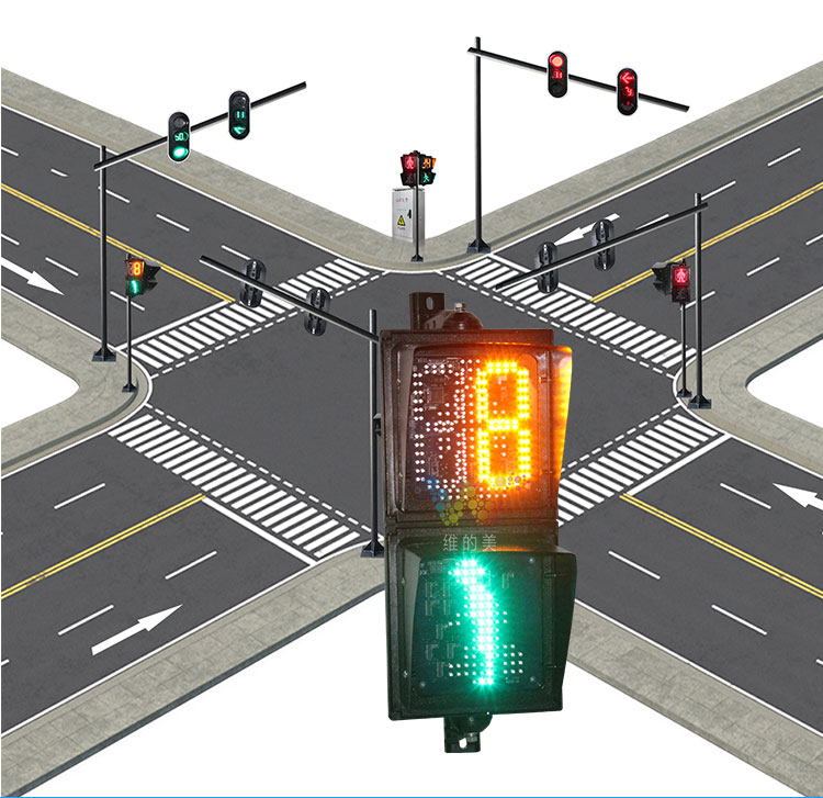 Countdown Timer 200mm Led Traffic Pedestrian Cross Light, High Quality ...