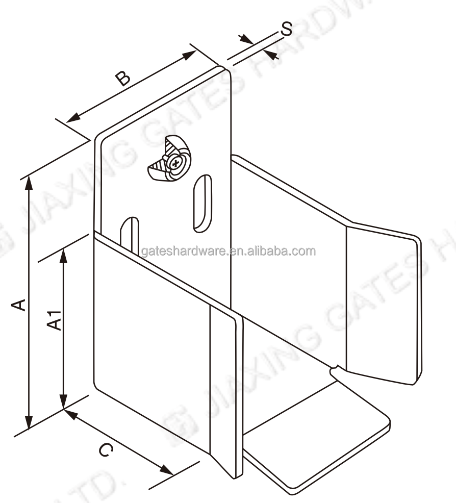 Sliding Cantilever Gate Meeting Point Stopper, High Quality Sliding ...