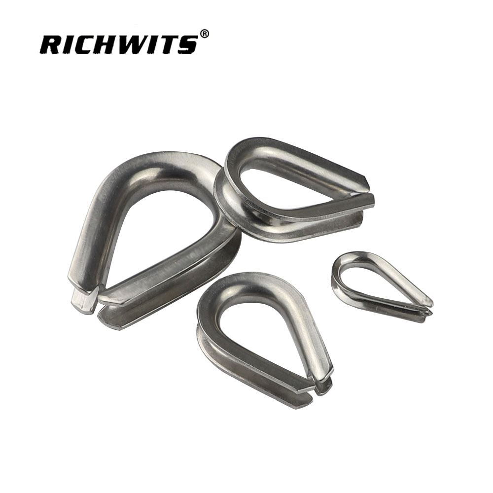 Heavy Duty Stainless Rigging Hardware European Type Cable Thimble Wire ...