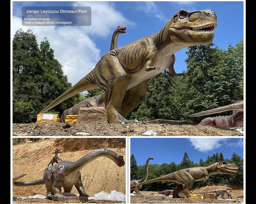Modern Dinosaur Animatronics For Jurassic Theme Parks, High Quality ...