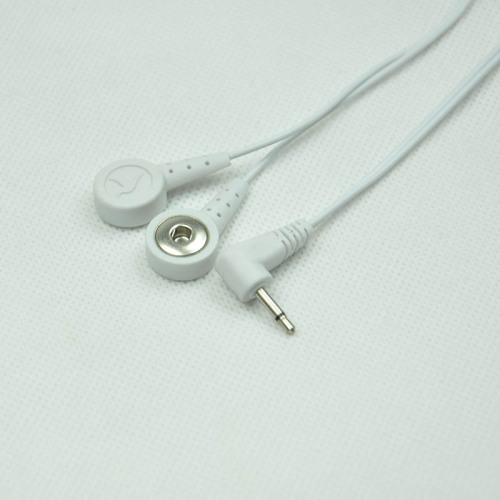 3.5mm Snaps Electrode Wire With 2pin Mono Plug, High Quality 3.5mm ...