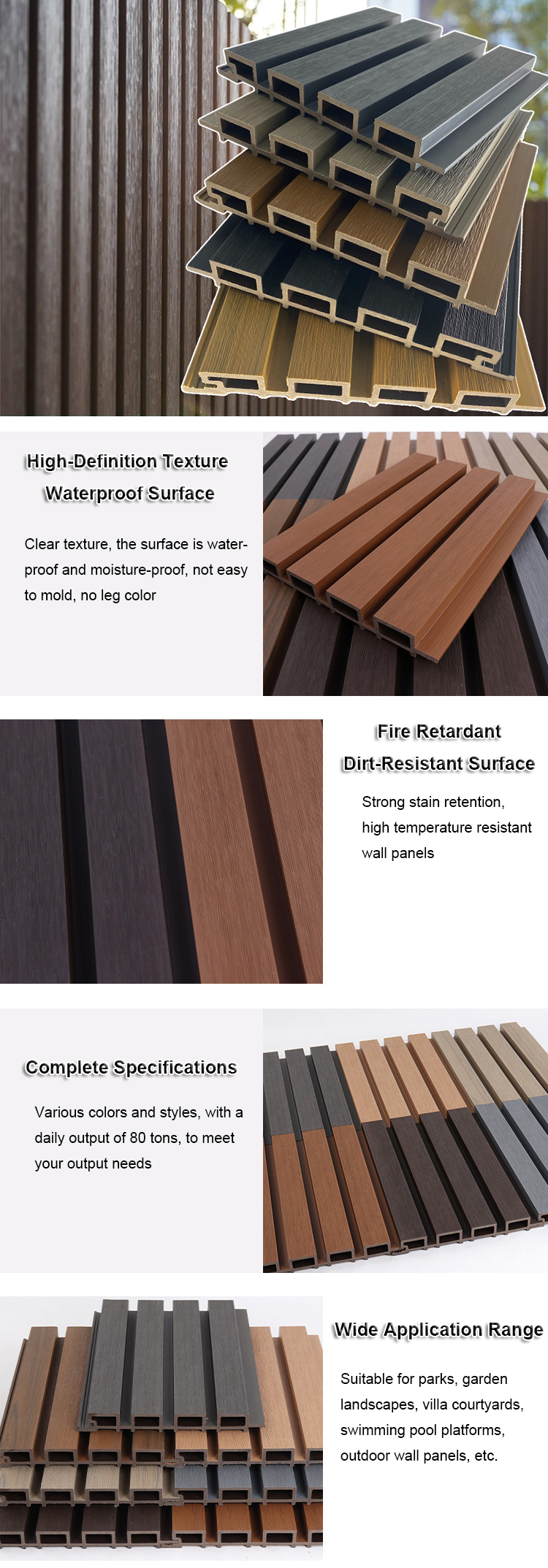 Wood Grain Aluminum Battens For Facade Cladding: Stylish And Durable ...
