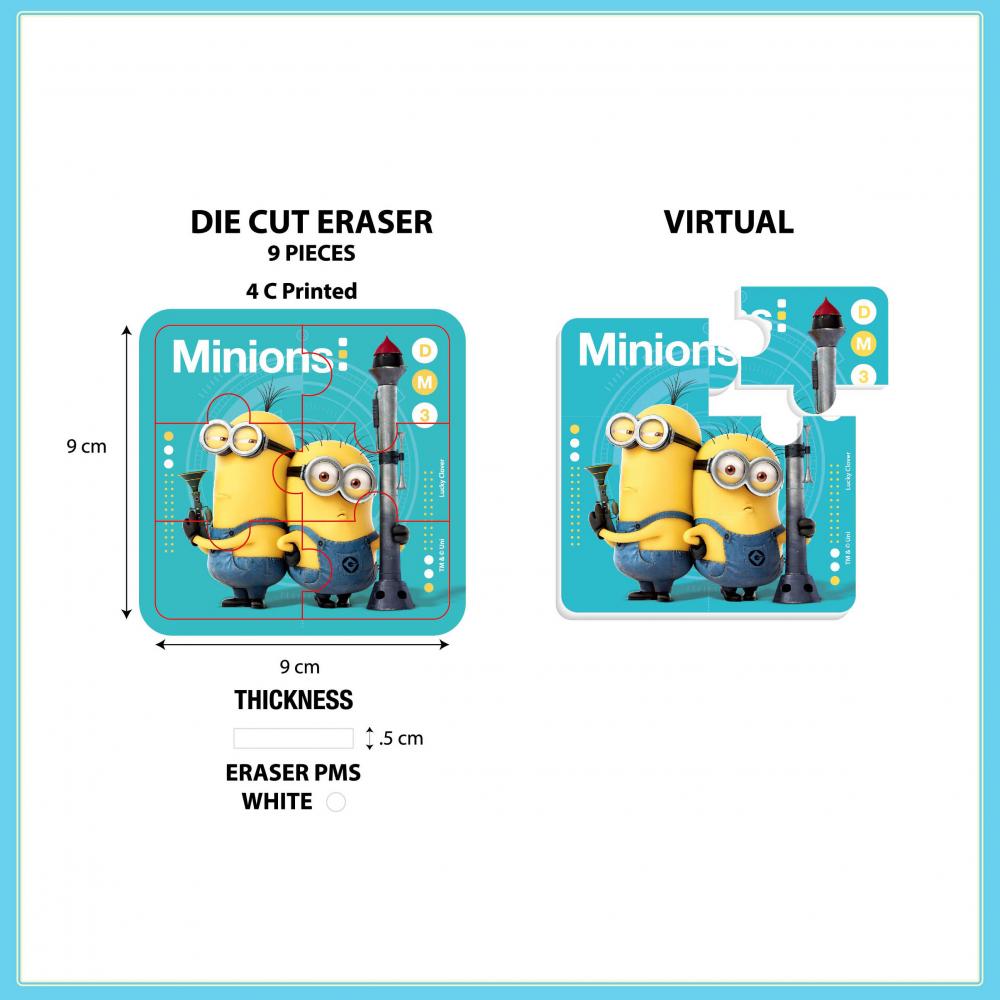 Minions Blister Card Puzzel Eraser, High Quality Minions Blister Card ...