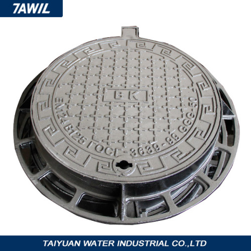 Outdoor Ductile Cast Iron Manhole Covers For Storm Drain/septic Tank ...