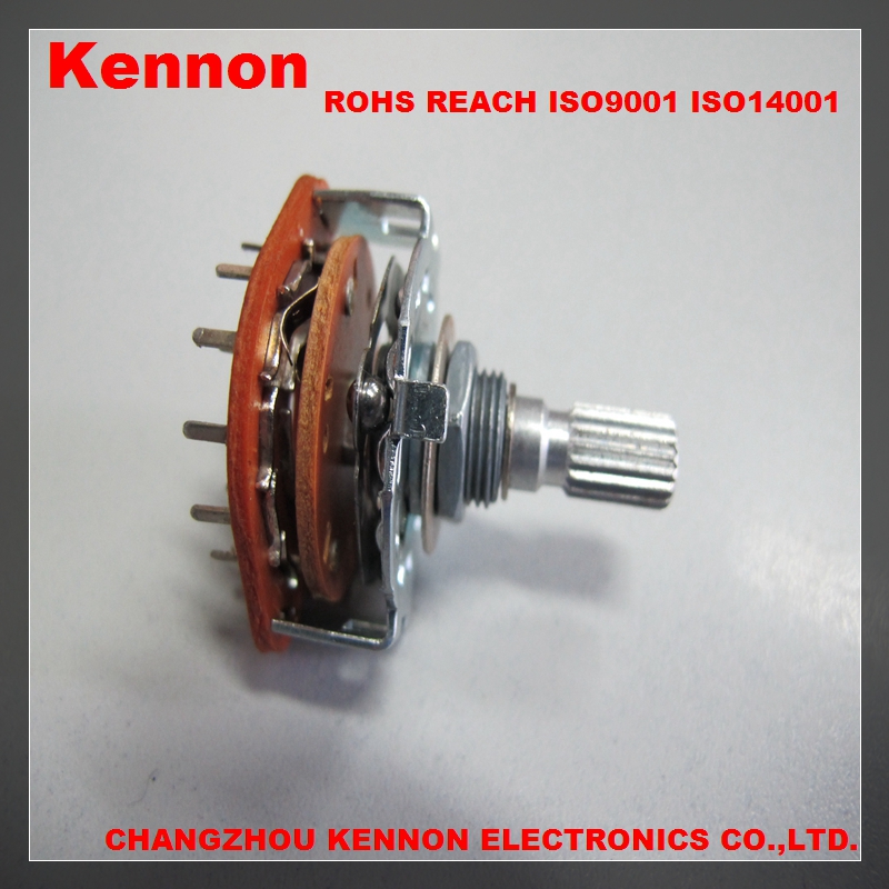 3 Pole 4 Pole Rotary Switches: 6 Position And 10 Position Options, High ...