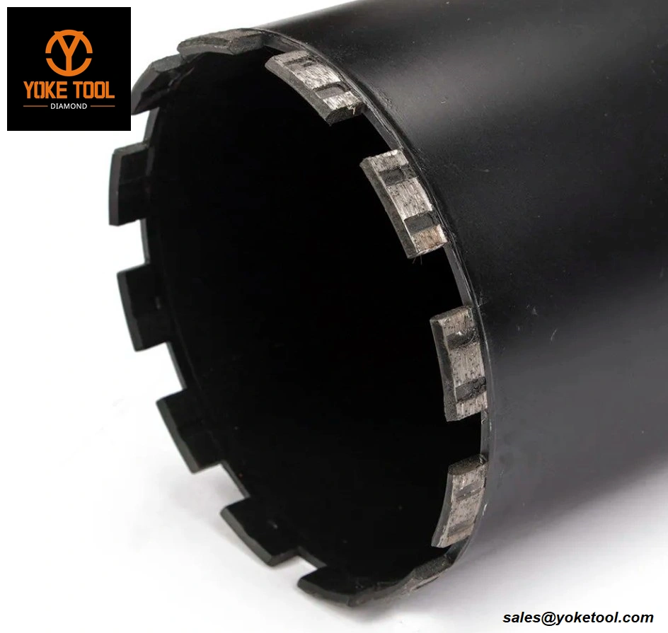 Diamond Wet Core Bit Turbo Segment Construction Drilling Bit China ...