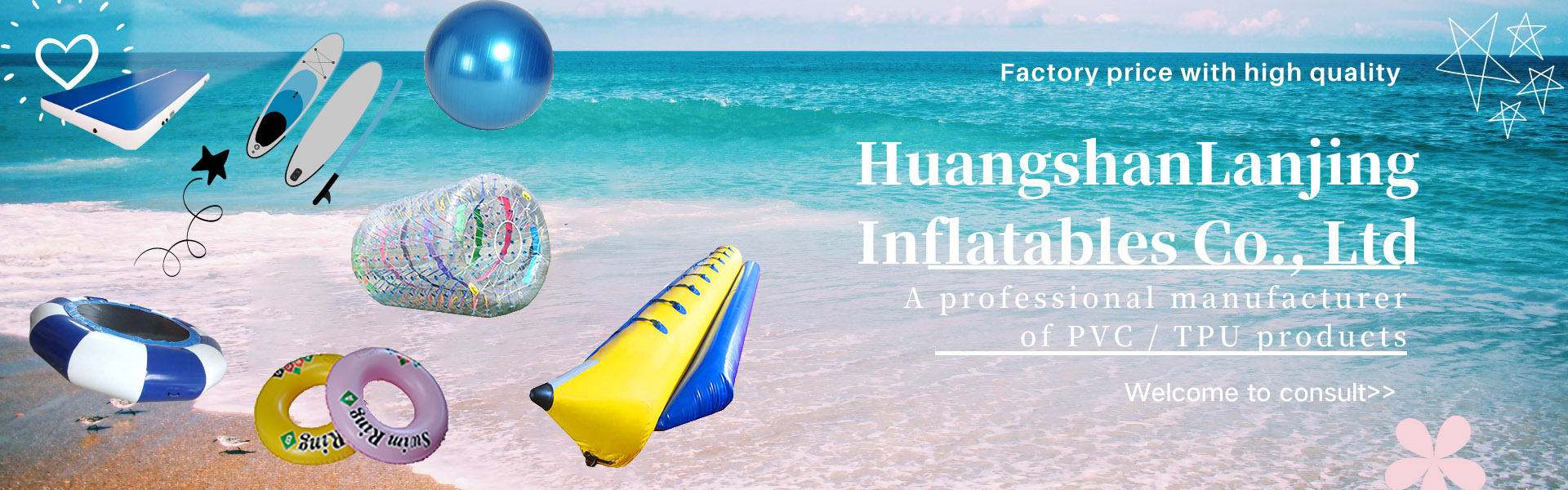 Inflatable Banana Boat For Beach And Water Parks (3-6 Seaters, Double ...