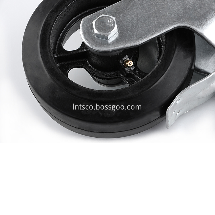 Heavy Duty Rubber On Iron scaffolding Casters, High Quality Heavy Duty ...