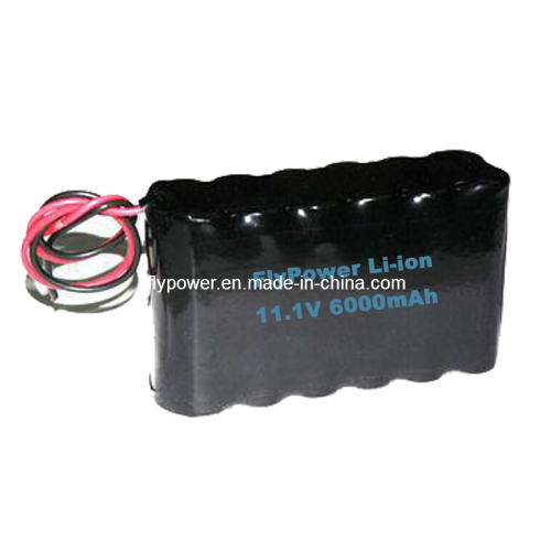 11.1v 6000mah 26650 Li-ion Battery Pack (3s2p Of Flc-26650-3000), High ...