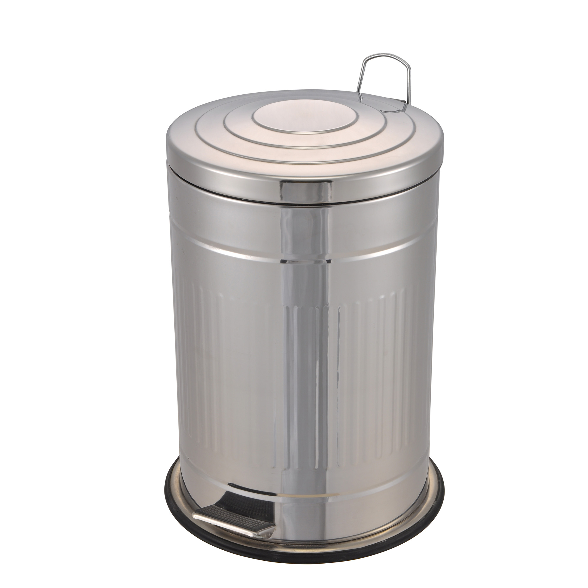 Stainless Steel Round Waste Bin, High Quality Stainless Steel Round ...