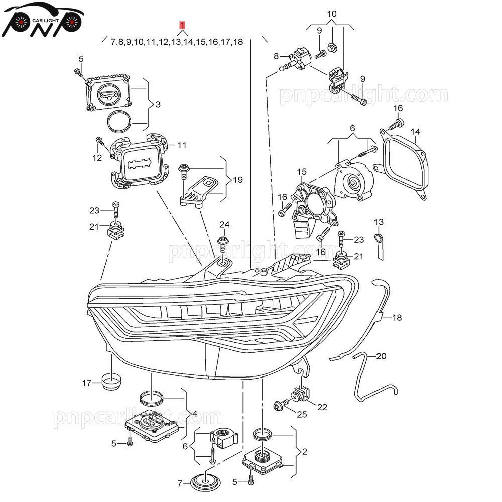 Matrix LED headlight for Audi A6 C7 China Manufacturers Suppliers ...
