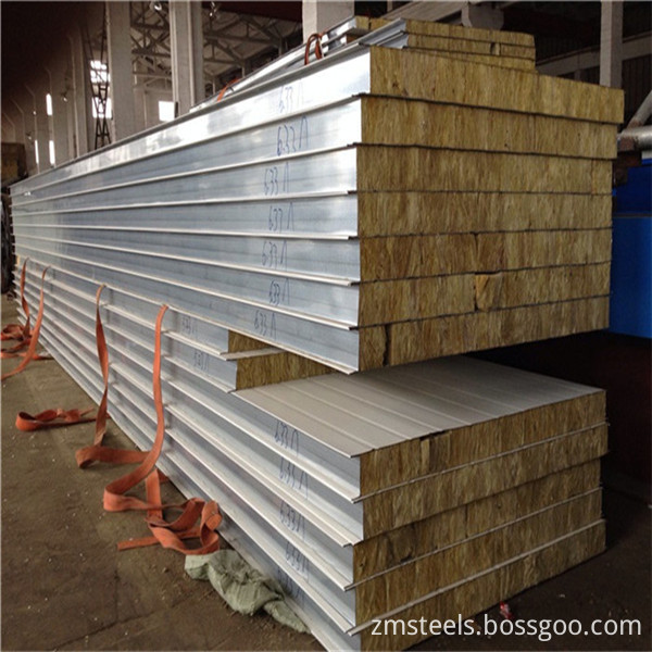 Panel Dinding Rockwool Ketebalan 100mm, kualitas tinggi Panel Dinding ...