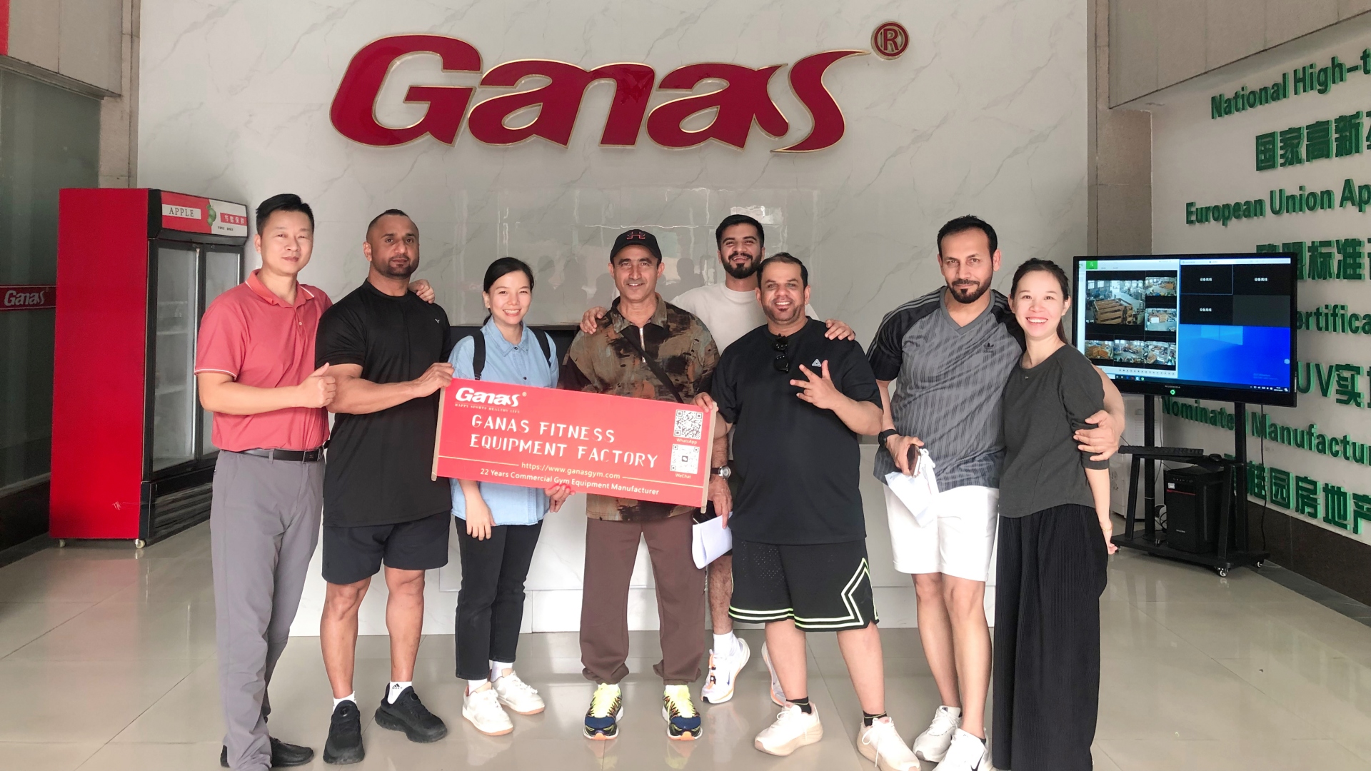China Panata factory helped upgrade a 1000㎡ gym in the UAE