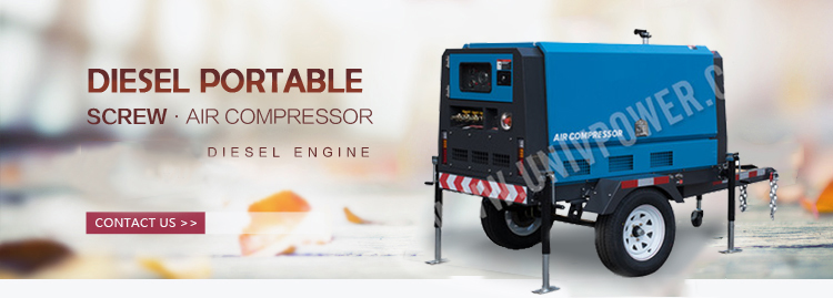 Portable Screw Air Compressor Scba 125 185 265 Cfm For Pattaya, High ...