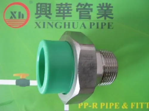 Pprc Male Adaptor Union Fittings And Tube Plumbing Material , High ...
