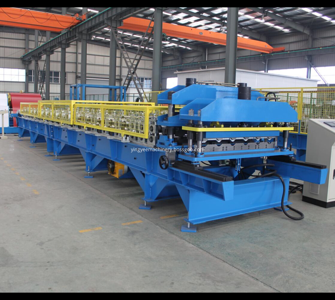 Glazed Tile Roof Sheet Roll Forming Machine High Quality Glazed Tile