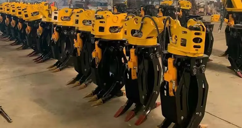 Excavator Hydraulic Rotating Grab Mini Excavator, High Quality ...