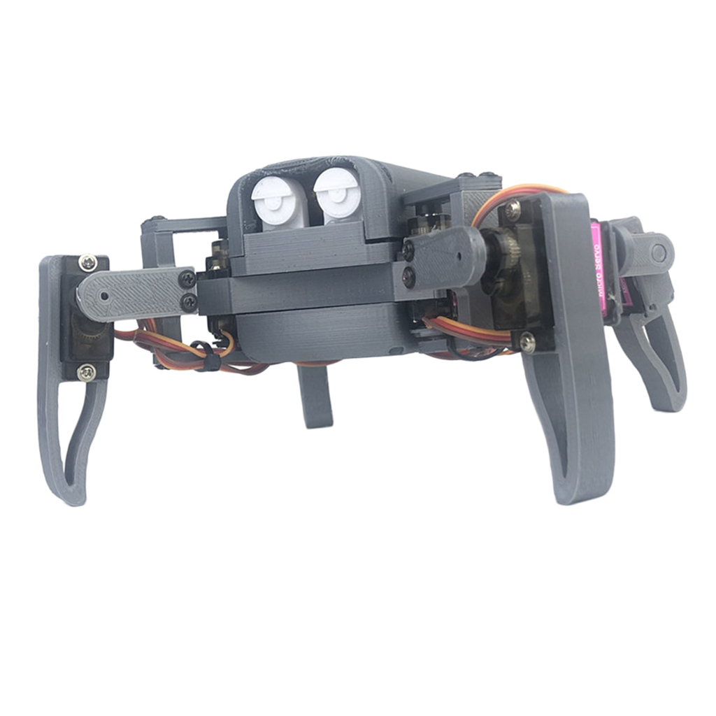 Quadruped Four Feet Robot Spider Assembling Model Toy Robot Smart Car ...