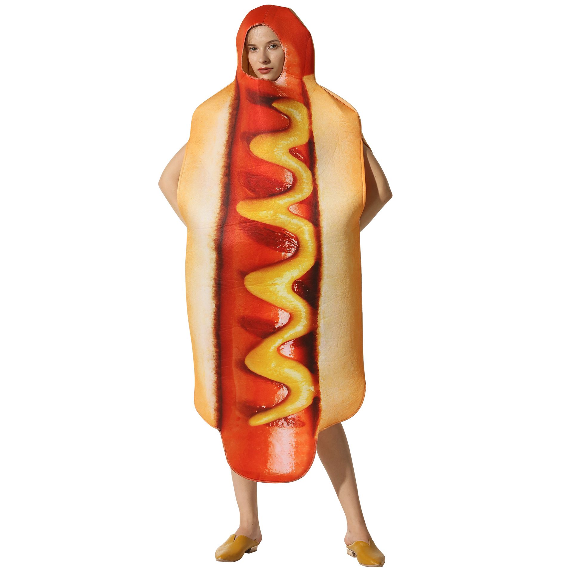 Funny 3d Print Food Sausage Costume, High Quality Funny 3d Print Food ...