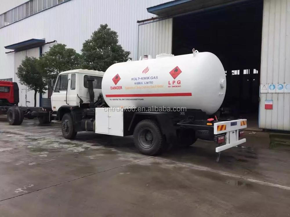 Dongfeng 6 Ton Mini Lpg Gas Tank Truck 12000liters Bulk Lpg Truck For ...