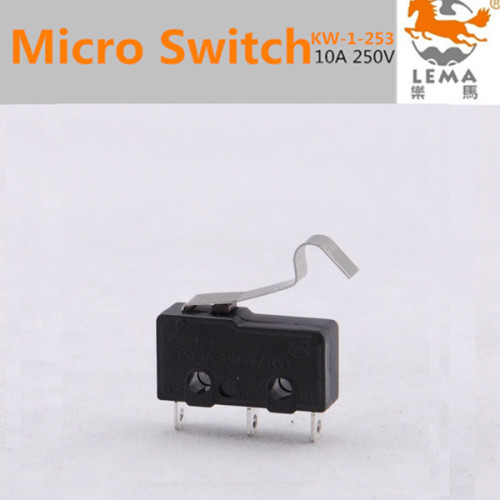 3a 250vac Electric Tiny Micro Switch Kw-1-253, High Quality 3a 250vac Electric Tiny Micro Switch ...