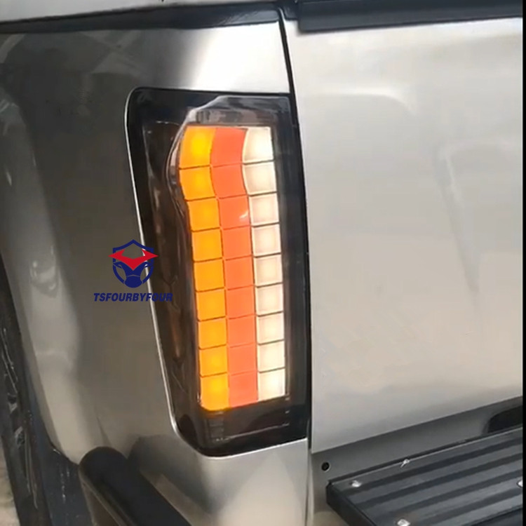 Car Led Tail Light Rear Lamp For Dmax 2012-2018 Pickup Exterior ...