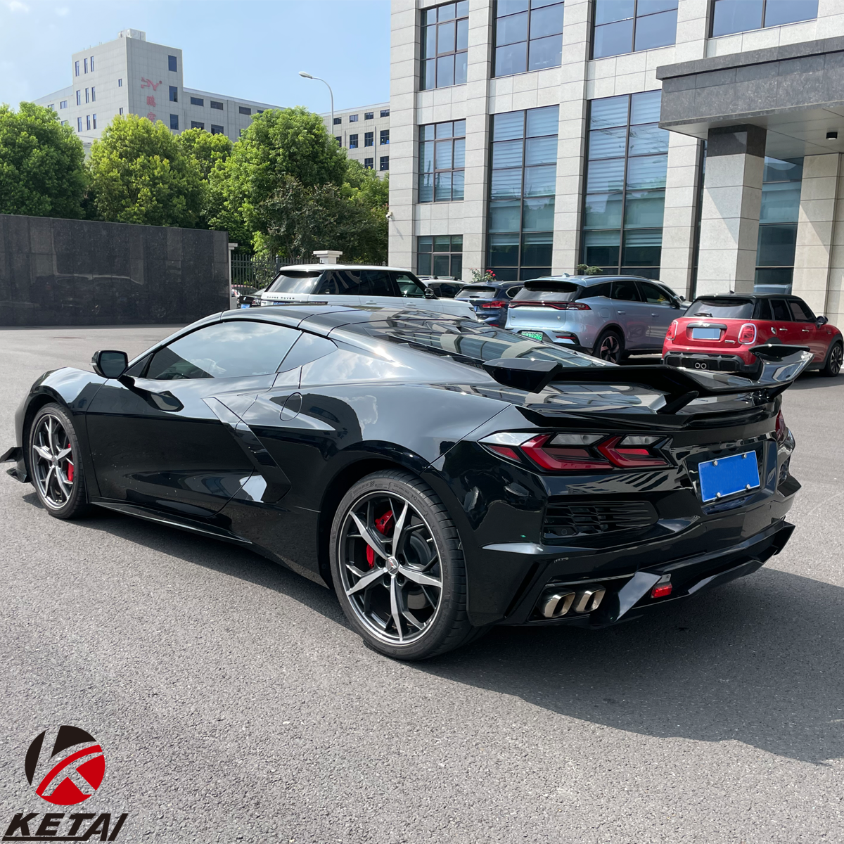 Chevrolet Corvette C8 Z06 Style Rear Bumper Kit, High Quality Chevrolet ...