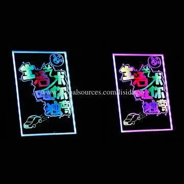 Acrylic Led Writing Board For Hanging Or Table With Remote Controller ...