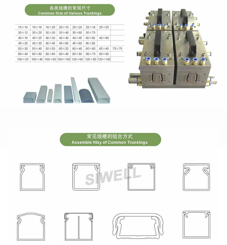 Upvc Cable Trunking And Profile Extrusion Moulds: Single Cavity ...