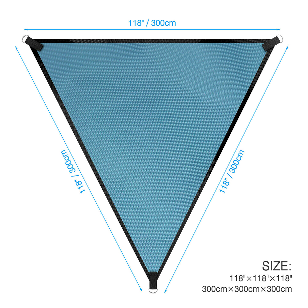 Triangle Sun Shelter Awning Canopy Shelters Anti-uv Sun Shade Sail ...