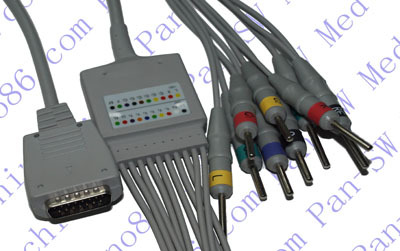 Shanghai Kohden Ecg Machine Patient Cable, High Quality Shanghai Kohden ...