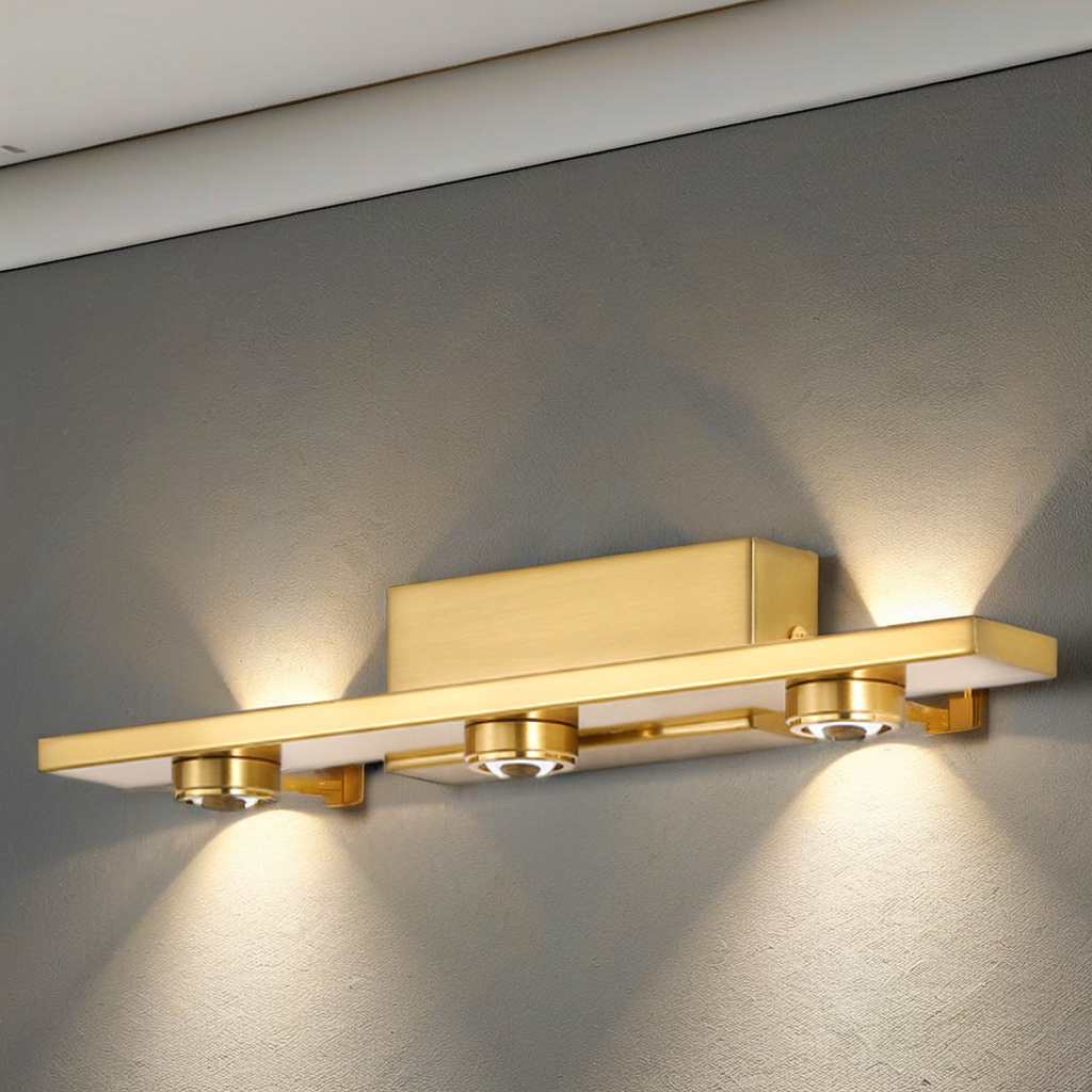 Modern Luxury Copper Led Mirror Cabinet Lamps - Top Grade Led Front ...