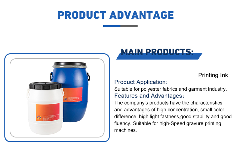 20l High Color Fastness Heat Transfer Printer Sublimation Inks For ...