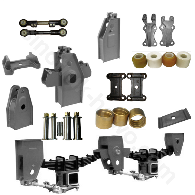 Howo Trailer Rear Leaf Spring Assembly, High Quality Howo Trailer Rear ...