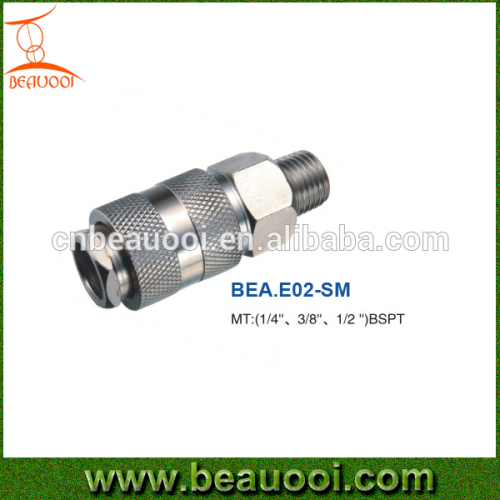 European Type Air Coupler, Coupling,npt Male Quick Coupler Lock Quick ...