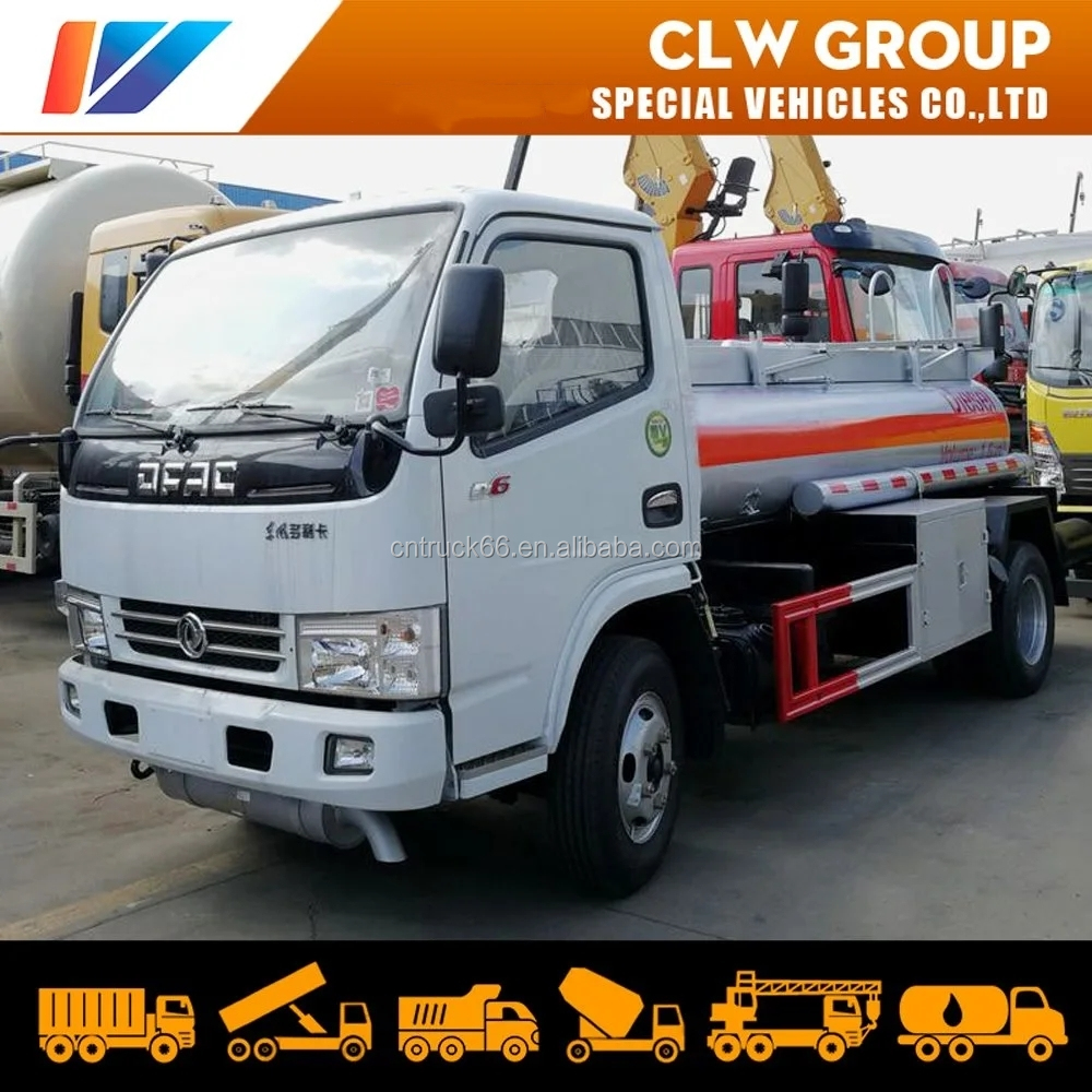 Dongfeng 2m3 Mini Mobile Fuel Tankers Truck Diesel Delivery Customized ...
