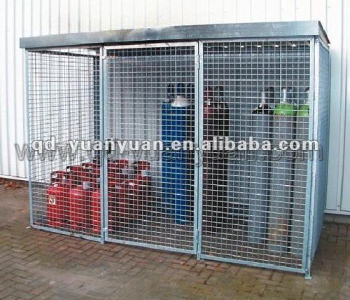Zinc Plated Gas Cylinder Cage/hazardous Product Storage Cage, High ...