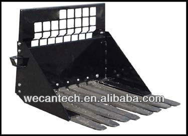 Skid Steer Loader Tooth Bucket ; Tooth Bucket, High Quality Skid Steer ...