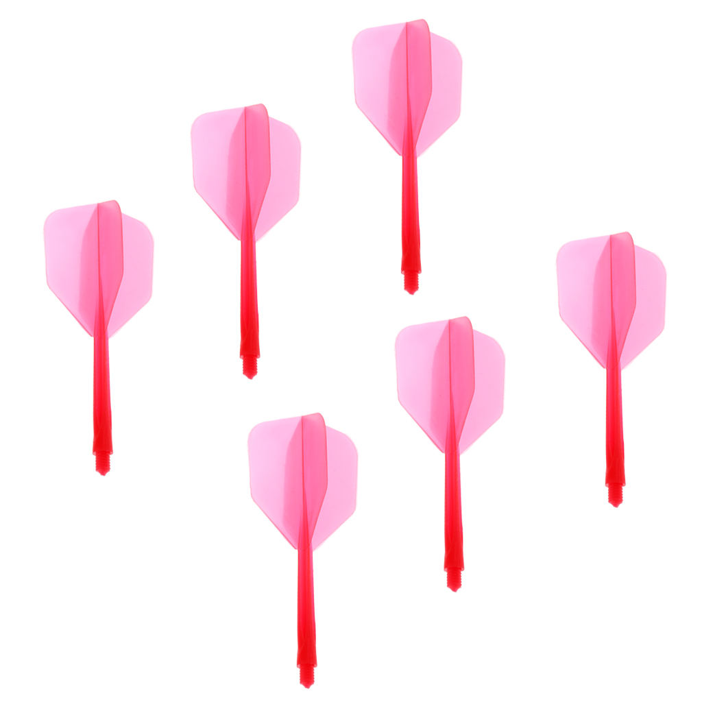 6 Pieces Transparent 2ba Thread Dart Shafts And Dart Flights Connection ...