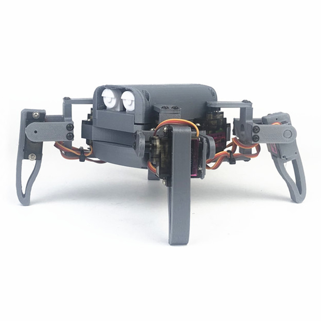 Quadruped Four Feet Robot Spider Assembling Model Toy Robot Smart Car ...